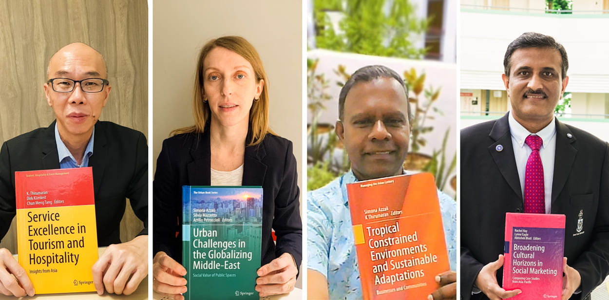 Showcasing robust research efforts through published books - JCU Singapore